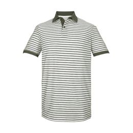 G.I.G.A. by Killtec Poloshirt "GS 54 MN PLSHRT", Herren, Gr. L, olivgr&uuml;n, Obermaterial: 100% Baumwolle;Obermaterial 2: 95% Baumwolle, 5% Elasthan, G.I.G.A. DX BY KILLTEC, ohne Ausschnitt, Shirts, Gestreiftes Herren Polo, 100% Baumwolle, Carbon Finish.