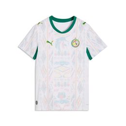 Trainingsshirt Puma "Senegal 2026 Heimtrikot Damen", Damen, Gr. L, wei&szlig; wild gr&uuml;n, Obermaterial: 100% Polyester. Kragen: 100% Polyester. Einsatz: 100% Polyester, regular fit, Rundhals, Shirts