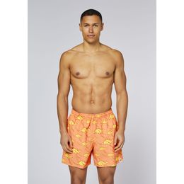 Badeshorts Chiemsee, Herren, Gr. L (52/54), melon, Polyester, Badehosen Badeshorts