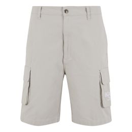 Cargoshorts Karl Kani "Karl Kani Retro Washed Cargo Shorts", Herren, Gr. XL, US-Gr&ouml;&szlig;en, off, wei&szlig;, 100% Baumwolle, unifarben, normal, Hosen