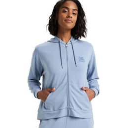 Hoodie Roxy "Surfing By Daylight", Damen, Gr. S, blau blizzard, Obermaterial: 68% Viskose, 29% Polyester, 3% Elasthan., Sweatshirts Hoodie