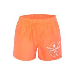Badeshorts Chiemsee, Jungen, Gr. 122/128, shocking orange, 100% Polyester, Badehosen Badeshorts