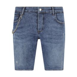 Shorts 2Y Premium "2Y Premium Herren 2Y Jeans Shorts", Herren, Gr. 30, Normalgr&ouml;&szlig;en, blau, 97% Baumwolle, 3% Elasthan, unifarben, slim fit, Hosen Shorts