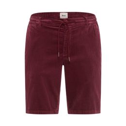 Bermudas Brax "Style BALU", Herren, Gr. 40, Normalgr&ouml;&szlig;en, dunkelrot, Web, 51% Baumwolle, 32% Lyocell, 14% Viskose, 3% Elasthan, Hosen Bermudas