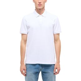 Kurzarmshirt Mustang "Herren Style Palco", Damen, Gr. L, coffee, Piqu&eacute;, 100% Baumwolle, V-Ausschnitt, Shirts