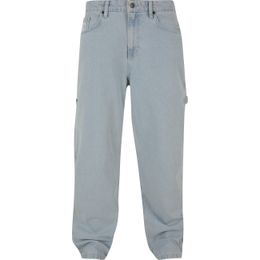 Bequeme Jeans Karl Kani "Karl Kani Herren KMI-PL063-090-12 KK Retro Baggy Workwear Denim", Herren, Gr. 38, Normalgr&ouml;&szlig;en, bleached blau, 100% Baumwolle, unifarben, normal, Jeans