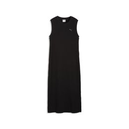 Sweatkleid Puma "HER Relaxed Kleid Damen", Damen, Gr. L, Normalgr&ouml;&szlig;en, schwarz, Obermaterial: 38% Polyester, 4% Elasthan, 58% Baumwolle. Rippe: 38% Polyester, 58% Baumwolle, 4% Elasthan, relaxed fit, Rundhals, Kleider Sweatkleid