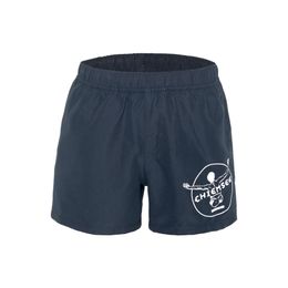 Badeshorts Chiemsee, Jungen, Gr. 146/152, total eclipse, 100% Polyester, Badehosen Badeshorts
