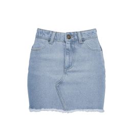 Sommerrock Urban Classics "Urban Classics Ladies Heavy Mini Denim Skirt", Damen, Gr. 29, new light blau washed, 100% Baumwolle, unifarben, slim fit, R&ouml;cke