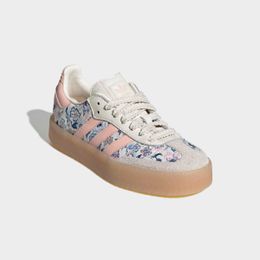 Sneaker adidas originals "ADIDAS LIBERTY LONDON SAMBA", M&auml;dchen, Gr. 36, sanftes wei&szlig;, blush pink, gum 3, Leder, Synthetik, Textil, Schuhe Sneaker, f&uuml;r Kinder & Jugendliche