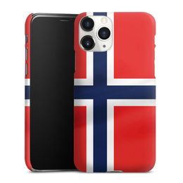 DeinDesign iPhone 11 Pro Handy Premium Case Smartphone Handyh&uuml;lle Schutzh&uuml;lle matt Flags Flag Norway Premium Case
