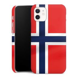 DeinDesign iPhone 12 mini Handy Premium Case Smartphone Handyh&uuml;lle Schutzh&uuml;lle matt Flags Flag Norway Premium Case