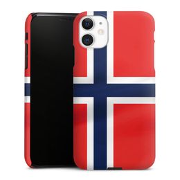 DeinDesign iPhone 11 Handy Premium Case Smartphone Handyh&uuml;lle Schutzh&uuml;lle matt Flags Flag Norway Premium Case