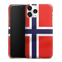 DeinDesign iPhone 11 Pro Handy Premium Case Smartphone Handyh&uuml;lle Schutzh&uuml;lle gl&auml;nzend Flags Flag Norway Premium Case