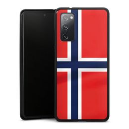 DeinDesign Galaxy S20 FE 5G Handy Silikon H&uuml;lle Case schwarz Handyh&uuml;lle Flags Flag Norway