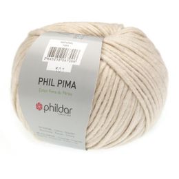 Phil Pima von phildar, 1264 Naturel, Naturel, aus Baumwolle