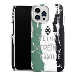 DeinDesign iPhone 13 Pro Max Handy Premium Case Smartphone Handyh&uuml;lle Schutzh&uuml;lle matt Borussia M&ouml;nchengladbach Official Licensed Product Statement Premium Case