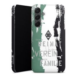 DeinDesign Galaxy A35 5G Handy Premium Case Smartphone Handyh&uuml;lle Schutzh&uuml;lle matt Borussia M&ouml;nchengladbach Official Licensed Product Statement Premium Case