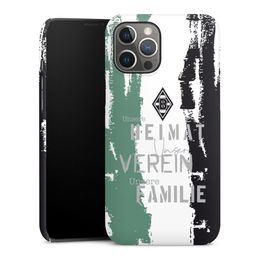 DeinDesign iPhone 12 Pro Max Handy Premium Case Smartphone Handyh&uuml;lle Schutzh&uuml;lle matt Borussia M&ouml;nchengladbach Official Licensed Product Statement Premium Case
