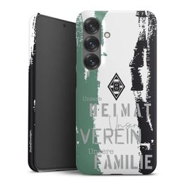 DeinDesign Galaxy S25 Handy Premium Case Smartphone Handyh&uuml;lle Schutzh&uuml;lle matt Borussia M&ouml;nchengladbach Official Licensed Product Statement Premium Case
