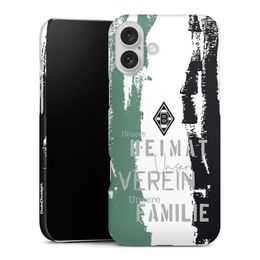 DeinDesign iPhone 16 Plus Handy Premium Case Smartphone Handyh&uuml;lle Schutzh&uuml;lle matt Borussia M&ouml;nchengladbach Official Licensed Product Statement Premium Case