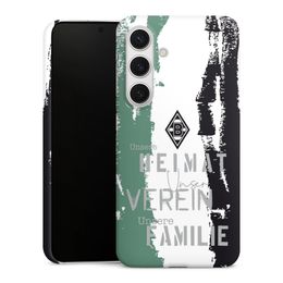 DeinDesign Galaxy S24 Handy Premium Case Smartphone Handyh&uuml;lle Schutzh&uuml;lle gl&auml;nzend Borussia M&ouml;nchengladbach Official Licensed Product Statement Premium Case