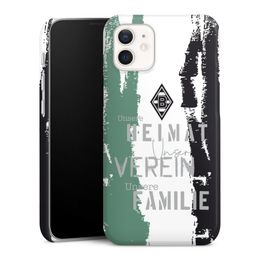 DeinDesign iPhone 12 mini Handy Premium Case Smartphone Handyh&uuml;lle Schutzh&uuml;lle gl&auml;nzend Borussia M&ouml;nchengladbach Official Licensed Product Statement Premium Case
