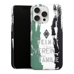 DeinDesign iPhone 15 Pro Max Handy Premium Case Smartphone Handyh&uuml;lle Schutzh&uuml;lle gl&auml;nzend Borussia M&ouml;nchengladbach Official Licensed Product Statement Premium 