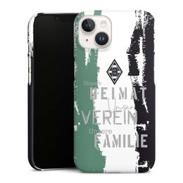 DeinDesign iPhone 14 Handy Premium Case Smartphone Handyh&uuml;lle Schutzh&uuml;lle matt Borussia M&ouml;nchengladbach Official Licensed Product Statement Premium Case
