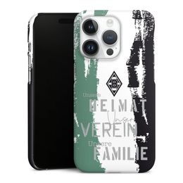 DeinDesign iPhone 14 Pro Handy Premium Case Smartphone Handyh&uuml;lle Schutzh&uuml;lle matt Borussia M&ouml;nchengladbach Official Licensed Product Statement Premium Case