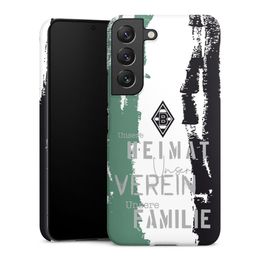DeinDesign Galaxy S22 Handy Premium Case Smartphone Handyh&uuml;lle Schutzh&uuml;lle matt Borussia M&ouml;nchengladbach Official Licensed Product Statement Premium Case