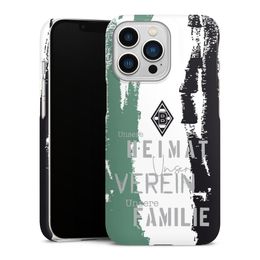 DeinDesign iPhone 13 Pro Handy Premium Case Smartphone Handyh&uuml;lle Schutzh&uuml;lle gl&auml;nzend Borussia M&ouml;nchengladbach Official Licensed Product Statement Premium Case