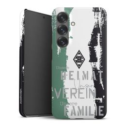 DeinDesign Galaxy S25 Handy Premium Case Smartphone Handyh&uuml;lle Schutzh&uuml;lle gl&auml;nzend Borussia M&ouml;nchengladbach Official Licensed Product Statement Premium Case