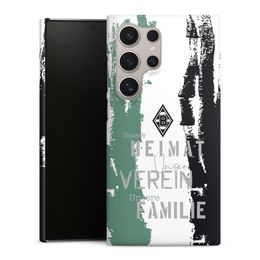 DeinDesign Galaxy S24 Ultra Handy Premium Case Smartphone Handyh&uuml;lle Schutzh&uuml;lle gl&auml;nzend Borussia M&ouml;nchengladbach Official Licensed Product Statement Premium 