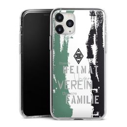 DeinDesign iPhone 11 Pro Max Handy Silikon H&uuml;lle Case transparent Handyh&uuml;lle Borussia M&ouml;nchengladbach Official Licensed Product Statement Silikon Case