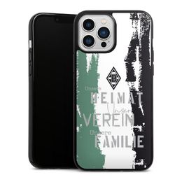 DeinDesign iPhone 13 Pro Max Handy Silikon H&uuml;lle Case schwarz Handyh&uuml;lle Borussia M&ouml;nchengladbach Official Licensed Product Statement