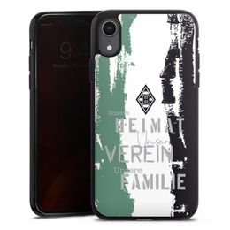 DeinDesign iPhone Xr Handy Silikon H&uuml;lle Case schwarz Handyh&uuml;lle Borussia M&ouml;nchengladbach Official Licensed Product Statement