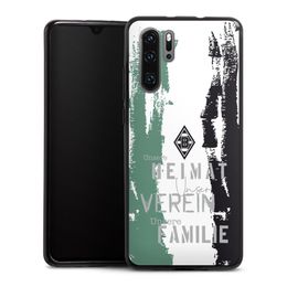 DeinDesign Huawei P30 Pro Handy Silikon H&uuml;lle Case schwarz Handyh&uuml;lle Borussia M&ouml;nchengladbach Official Licensed Product Statement