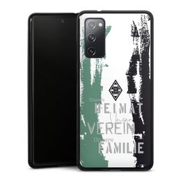 DeinDesign Galaxy S20 FE 5G Handy Silikon H&uuml;lle Case schwarz Handyh&uuml;lle Borussia M&ouml;nchengladbach Statement Official Licensed Product