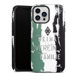 DeinDesign iPhone 13 Pro Max Handy Panzer Handyh&uuml;lle robuste Outdoor H&uuml;lle Schutzh&uuml;lle gl&auml;nzend Borussia M&ouml;nchengladbach Official Licensed Product Statement 