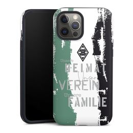 DeinDesign iPhone 12 Pro Handy Panzer Handyh&uuml;lle robuste Outdoor H&uuml;lle Schutzh&uuml;lle matt Borussia M&ouml;nchengladbach Official Licensed Product Statement Tough Case