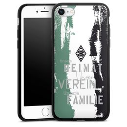 DeinDesign iPhone SE (2020) Handy Slim Case extra d&uuml;nn Silikon Handyh&uuml;lle schwarz H&uuml;lle Borussia M&ouml;nchengladbach Statement Official Licensed Product Silikon Slim
