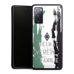 DeinDesign Galaxy S20 FE Handy Premium Silikon H&uuml;lle Handyh&uuml;lle schwarz Case Borussia M&ouml;nchengladbach Statement Official Licensed Product Silikon Premium Case