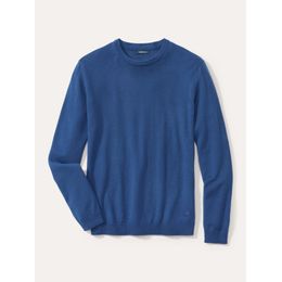 Walbusch Rundhals-Pullover Merino Extrafein