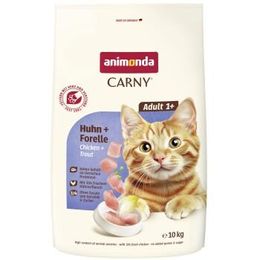 animonda Carny Trockenfutter Katze Adult Huhn und Forelle 10 kg