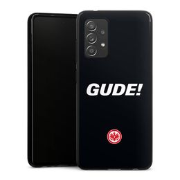 DeinDesign Galaxy A52s 5G Handy Silikon H&uuml;lle Case schwarz Handyh&uuml;lle Bundesliga Eintracht Frankfurt Official Licensed Product