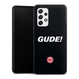 DeinDesign Galaxy A53 5G Handy Silikon H&uuml;lle Case schwarz Handyh&uuml;lle Bundesliga Official Licensed Product Eintracht Frankfurt