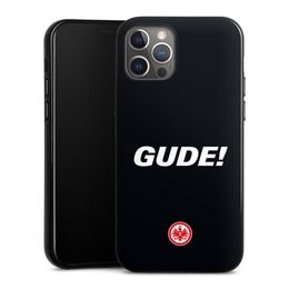 DeinDesign iPhone 12 Pro Handy Silikon H&uuml;lle Case schwarz Handyh&uuml;lle Bundesliga Official Licensed Product Eintracht Frankfurt