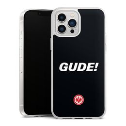 DeinDesign iPhone 13 Pro Max Handy Silikon H&uuml;lle Case transparent Handyh&uuml;lle Bundesliga Eintracht Frankfurt Official Licensed Product Silikon Case