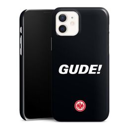 DeinDesign iPhone 12 Handy Premium Case Smartphone Handyh&uuml;lle Schutzh&uuml;lle gl&auml;nzend Bundesliga Eintracht Frankfurt Official Licensed Product Premium Case